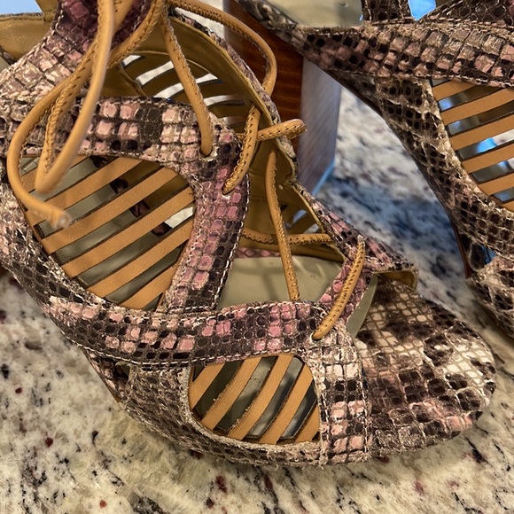 1. State | Shoes | State Leather And Croc Sandals | Poshmark